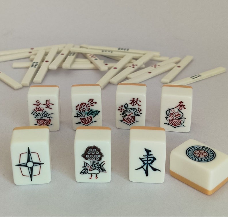 Like New Condition Japanese Mah Jong Set, MJ10 - Etsy