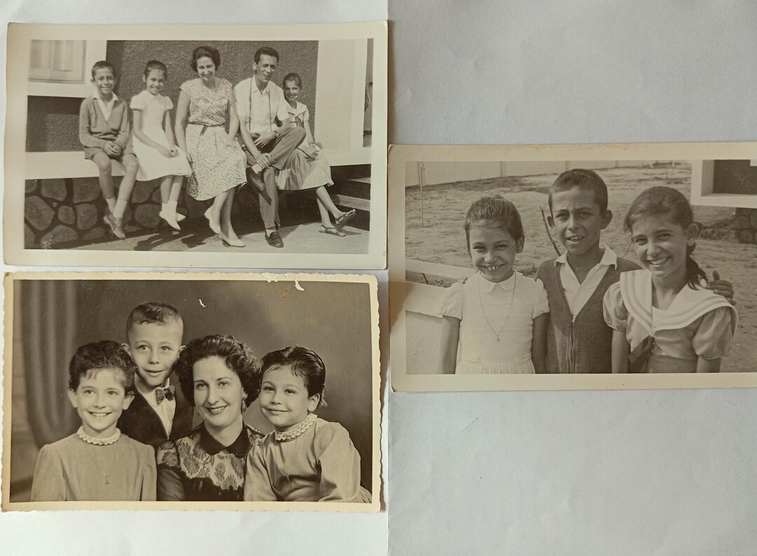 3 Original Vintage the Same Family Photographs. Happy Family. Happy ...