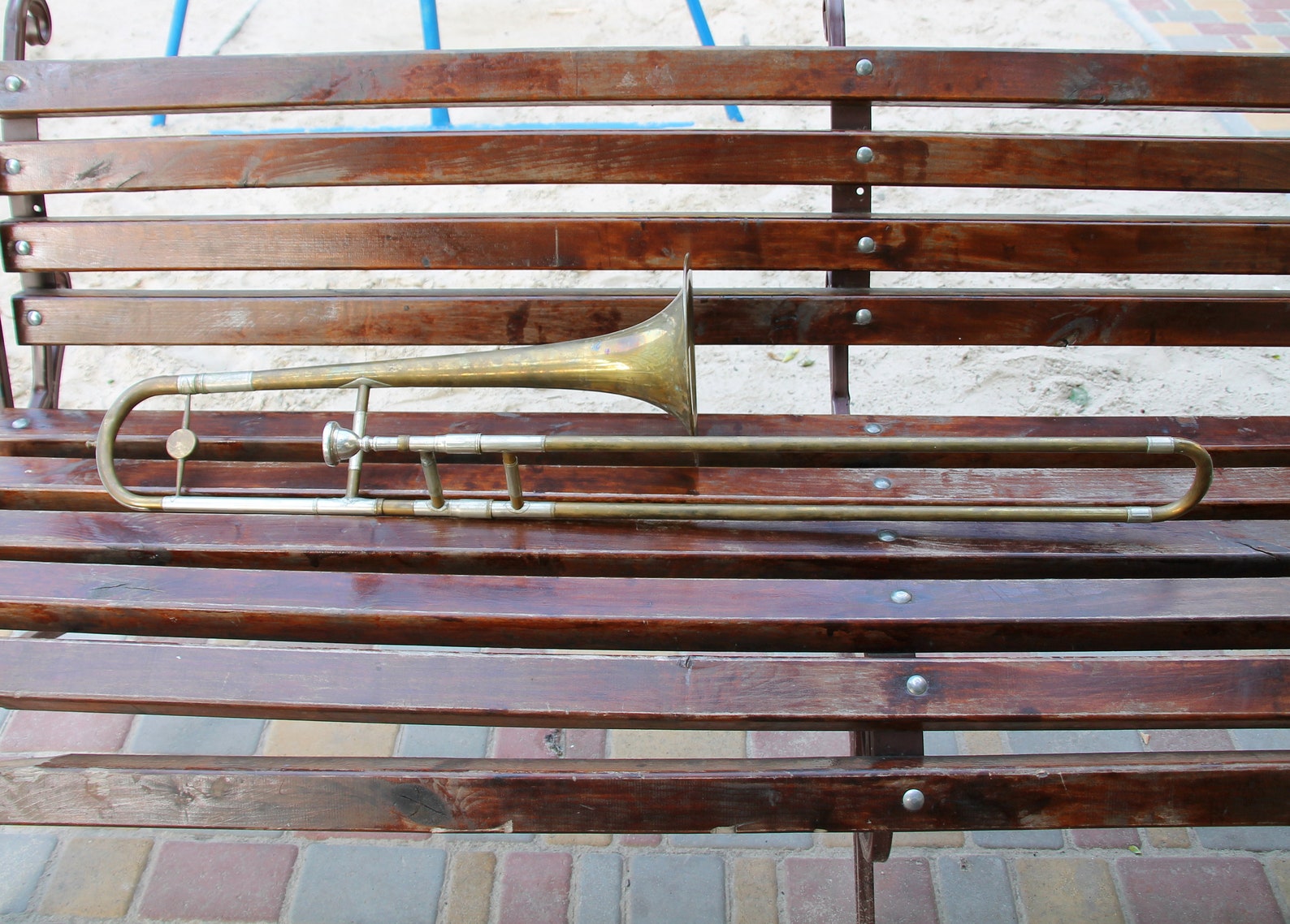 Vintage Trombone Soviet Trombone Leningrad Antique Musical | Etsy