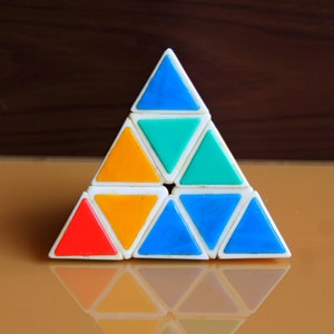 Vintage Cube - Rubik. Logic Games, 3D Pyramids, Triangle Cube, Puzzle ...