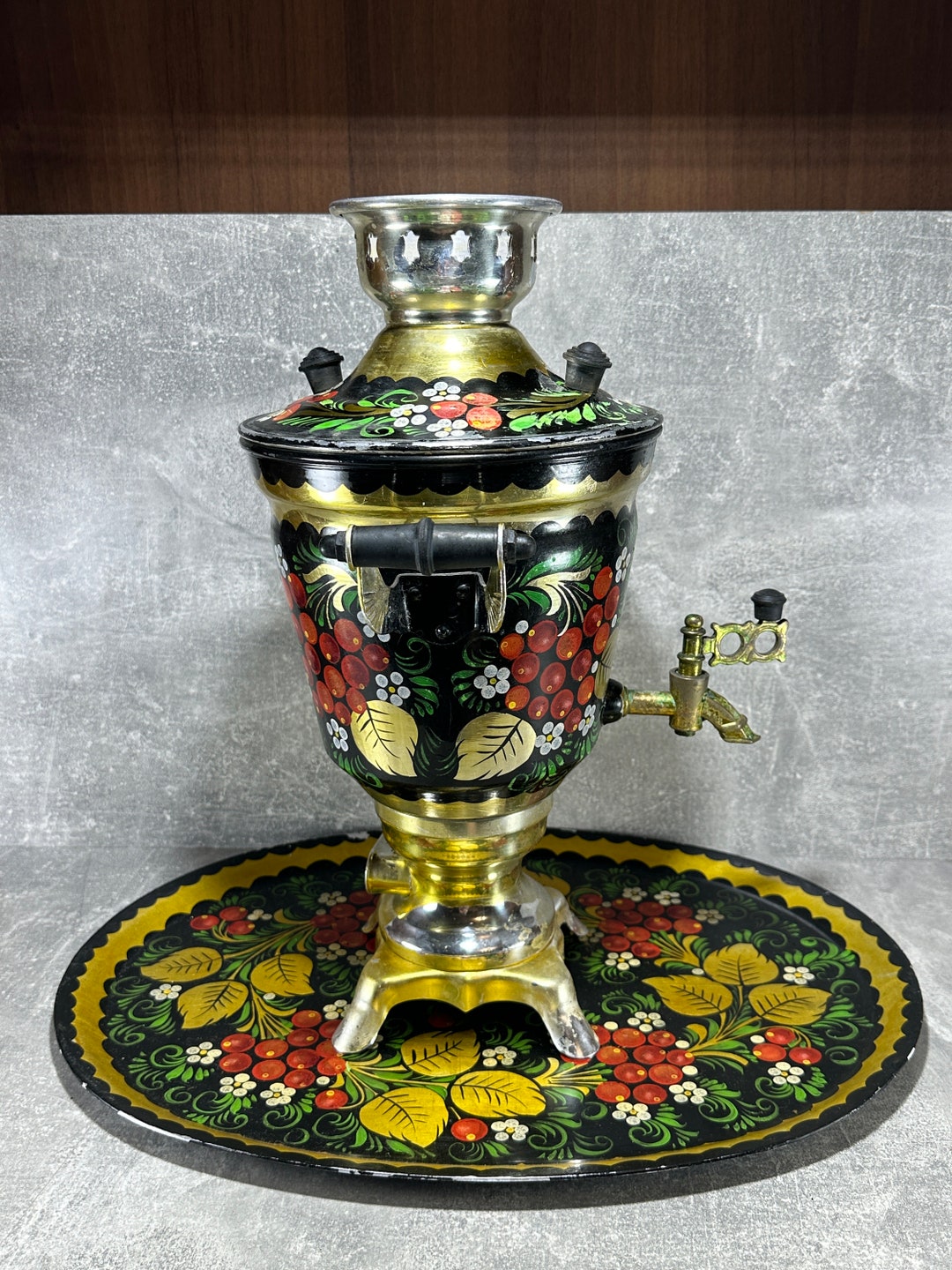 Vintage Soviet Painted Electric Samovar. 3 Liters in Working Condition ...