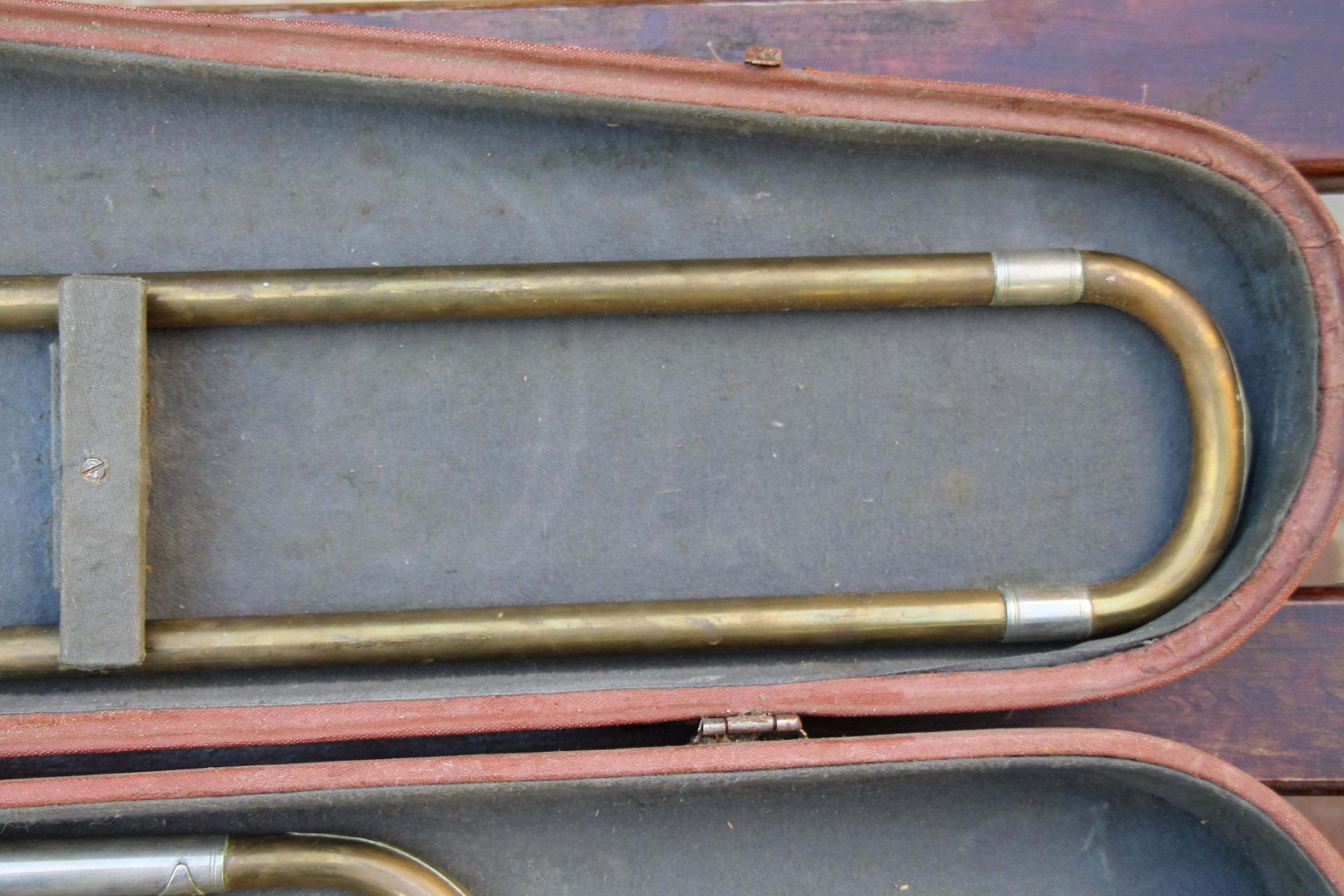 Vintage Trombone Soviet Trombone Leningrad Antique Musical | Etsy