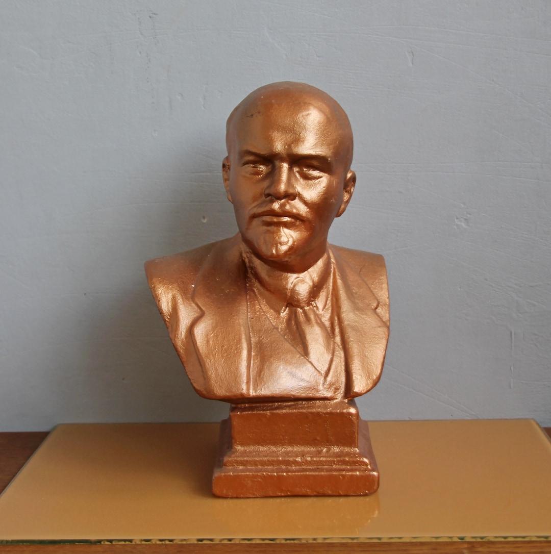 Lenin Bust, Tabletop Figurine of USSR, Soviet Souvenir, Vintage ...