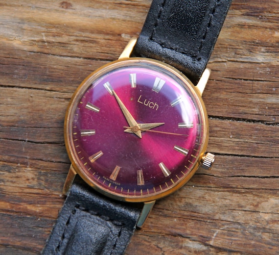 Rare Watch Luch-Ultra Slim, ORIGINAL, Men's wrist wat… - Gem