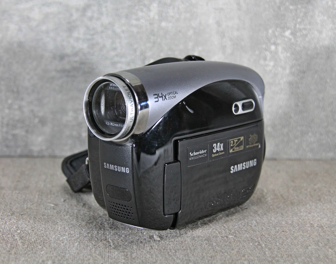 Cámara de vídeo Samsung / Schneider kreuznach/lente f 2,3 78,2 mm, zoom óptico 34 - Etsy España