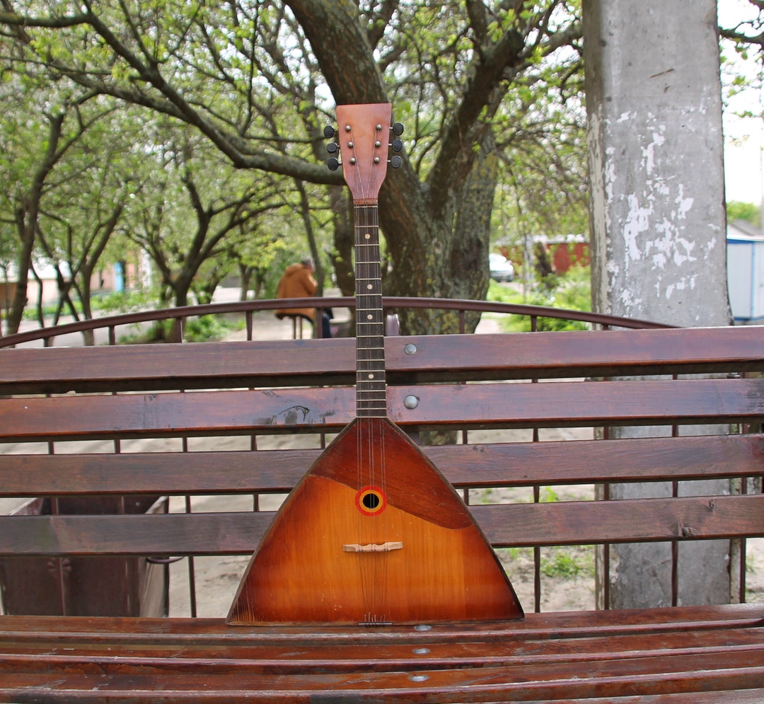 Balalaika, Vintage National String Instrument USSR, Balalaika 6 Strings ...