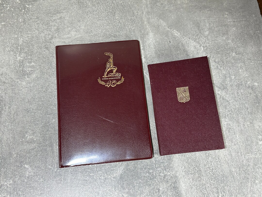 Vintage Soviet Era Notebooks With Historical Photographs of Ukraine ...