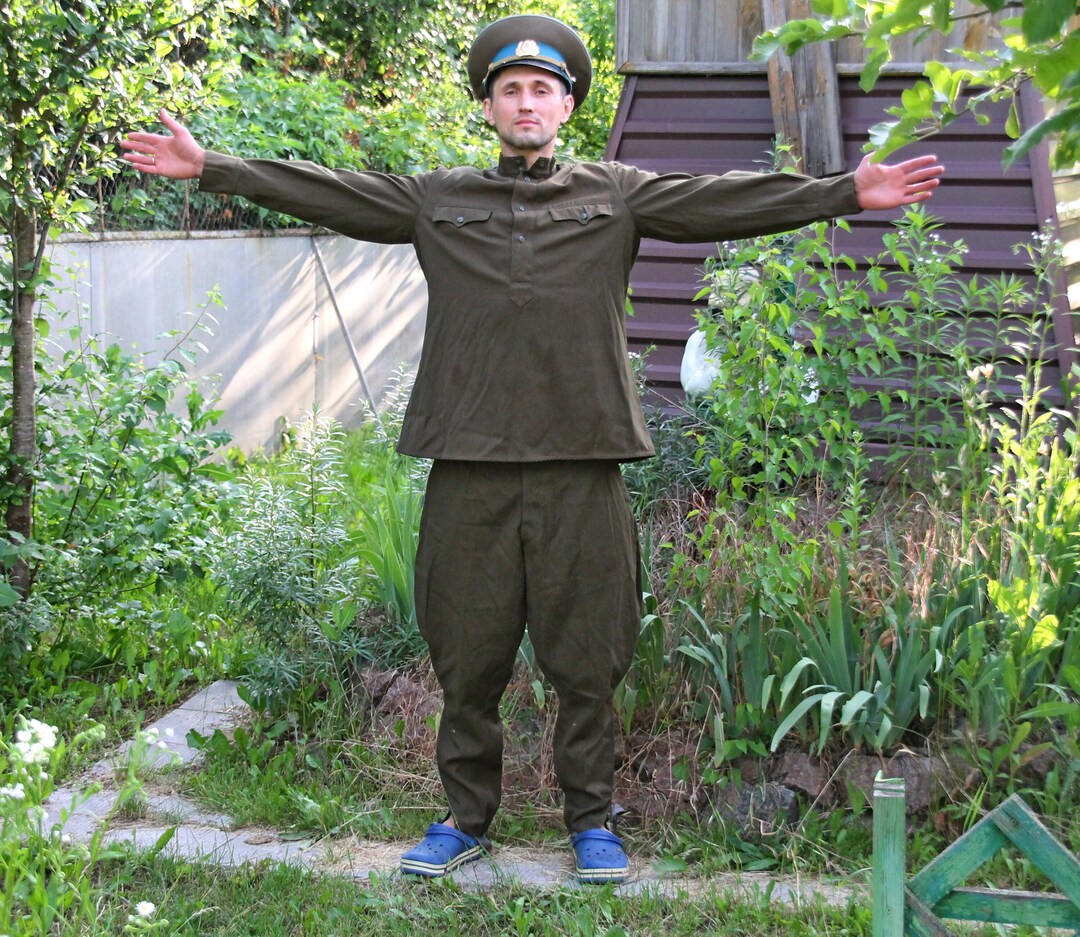 Soviet Officer Uniform. Vintage Military Uniform Field Red - Etsy