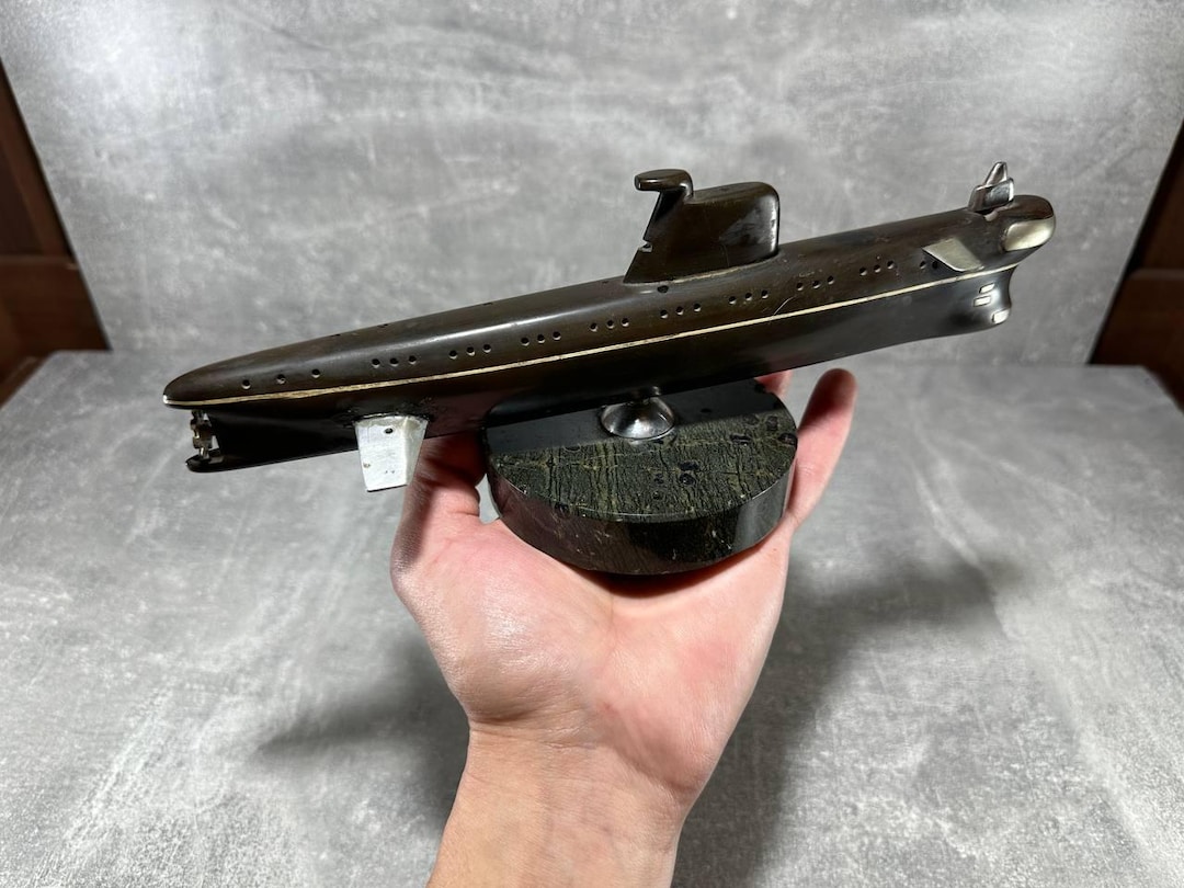 Vintage Submarine on Stand, Soviet Souvenir, Table Decor. Navy - Etsy
