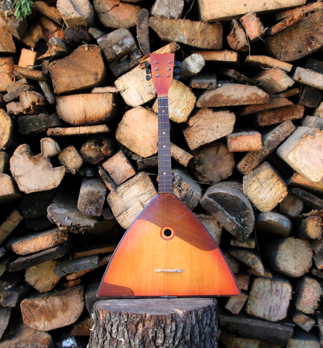 Balalaika, Vintage National String Instrument USSR, Balalaika 6 Strings ...