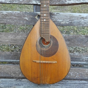 Vintage Mandalina/ National String Instrument/ Soviet/ Mandalina 8 ...