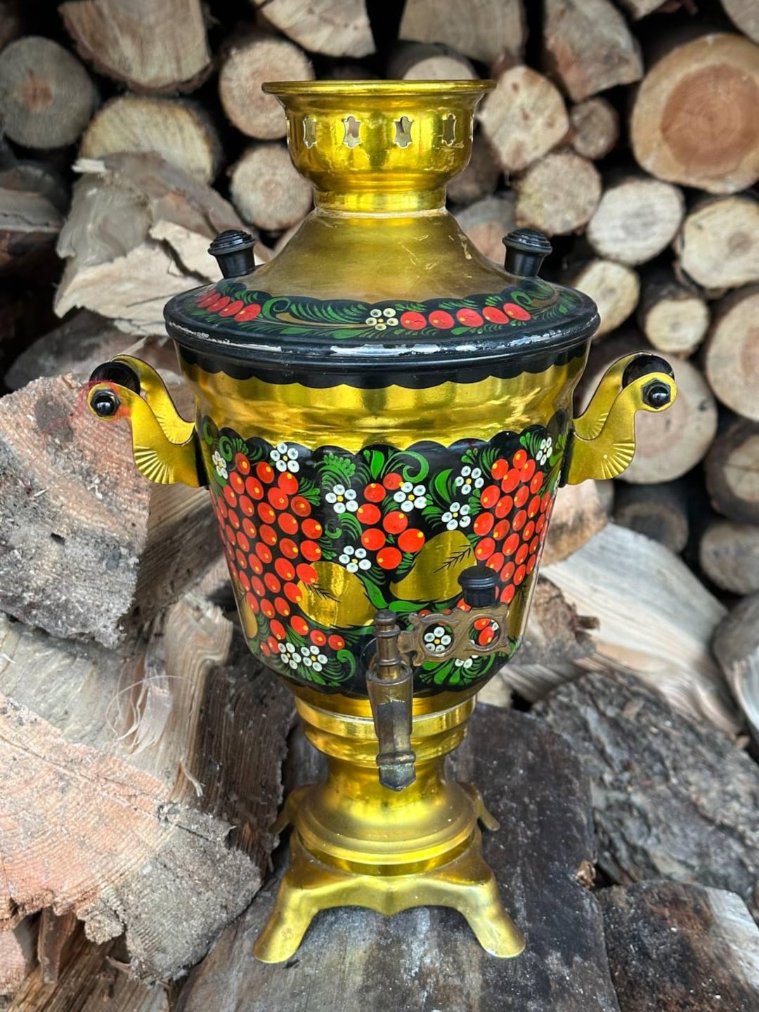 Vintage Soviet Painted Electric Samovar. 3 Liters in Working Condition ...