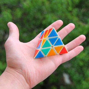 Vintage Cube - Rubik. Logic Games, 3D Pyramids, Triangle Cube, Puzzle ...