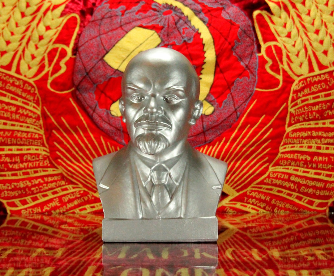 Lenin Bust, Tabletop Figurine of USSR, Soviet Souvenir, Vintage ...