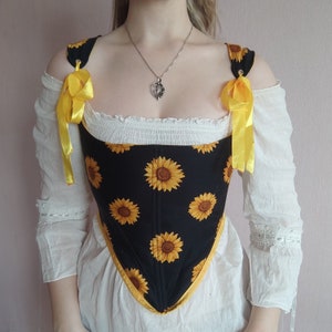 Sunflower Corset - Etsy