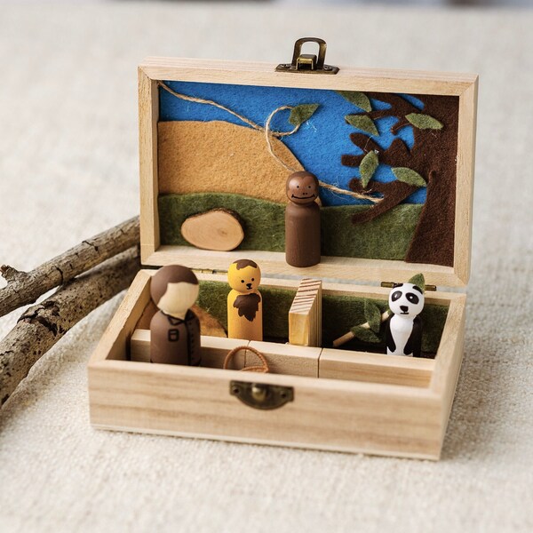 Peg Doll Animal - Etsy