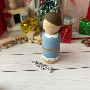 Peg Doll Nutcracker Ballet Play Set, Travel Toy for Kids, Gift for ...