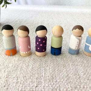 Peg People Restaurant Play Set, Travel Toy, Peg People, Peg Dolls, Peg ...