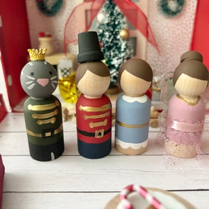 Peg Doll Nutcracker Ballet Play Set, Travel Toy for Kids, Gift for Girls, Peg Dolls - Etsy
