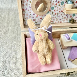 Bunny House Play Set, Travel Dollhouse in A Box, Gift for Girls - Etsy
