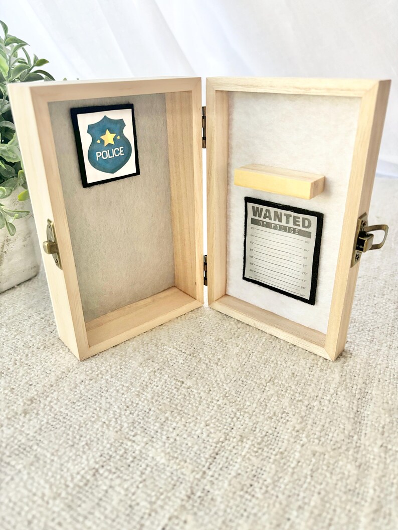Police Station Peg People Playset: Fold and Go Travel Toy - Etsy