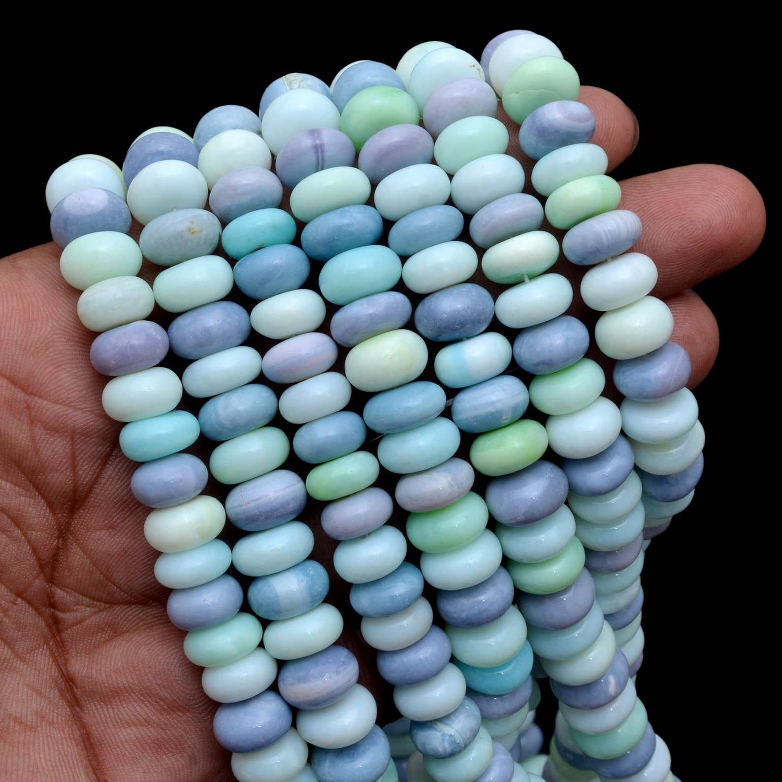 Natural Blue Opal Strand-10mm Candy Blue Opal Gemstone-smooth - Etsy