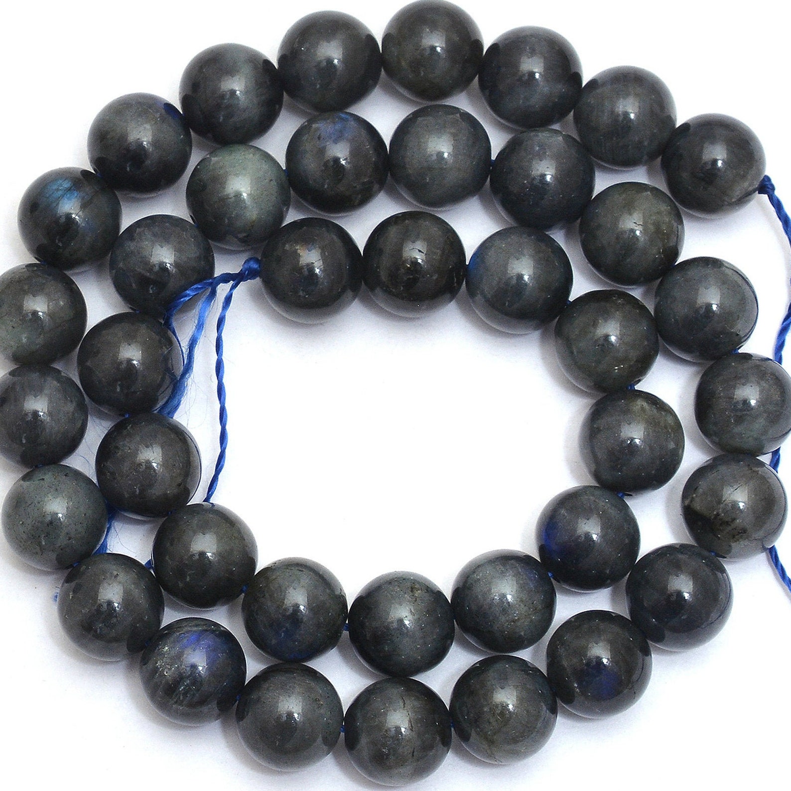 Gray Labradorite Beads Strand Labradorite Gemstone Fiery - Etsy