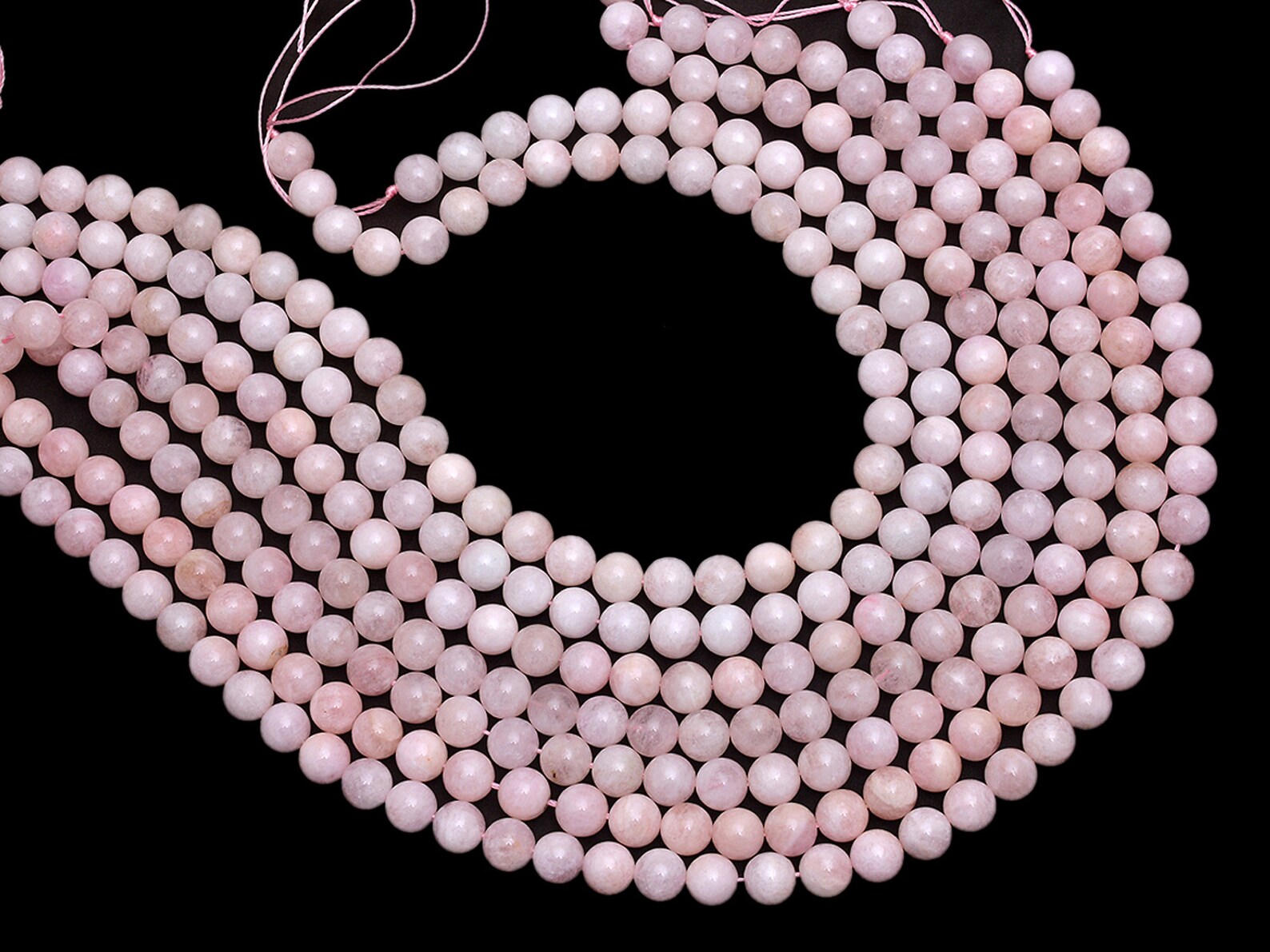Morganite Round Gemstone Beads 10mm Morganite Smoot Round - Etsy