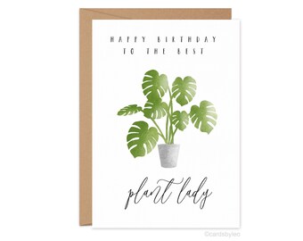Conservatory Happy Birthday Greeting Card Happy Birthday Card Plant ...