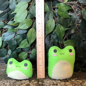 Mischief Frogs Tall and Small Felt Frog Plushies - Etsy
