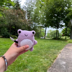 Stabby Frog Plush Stuffed Animal - Etsy