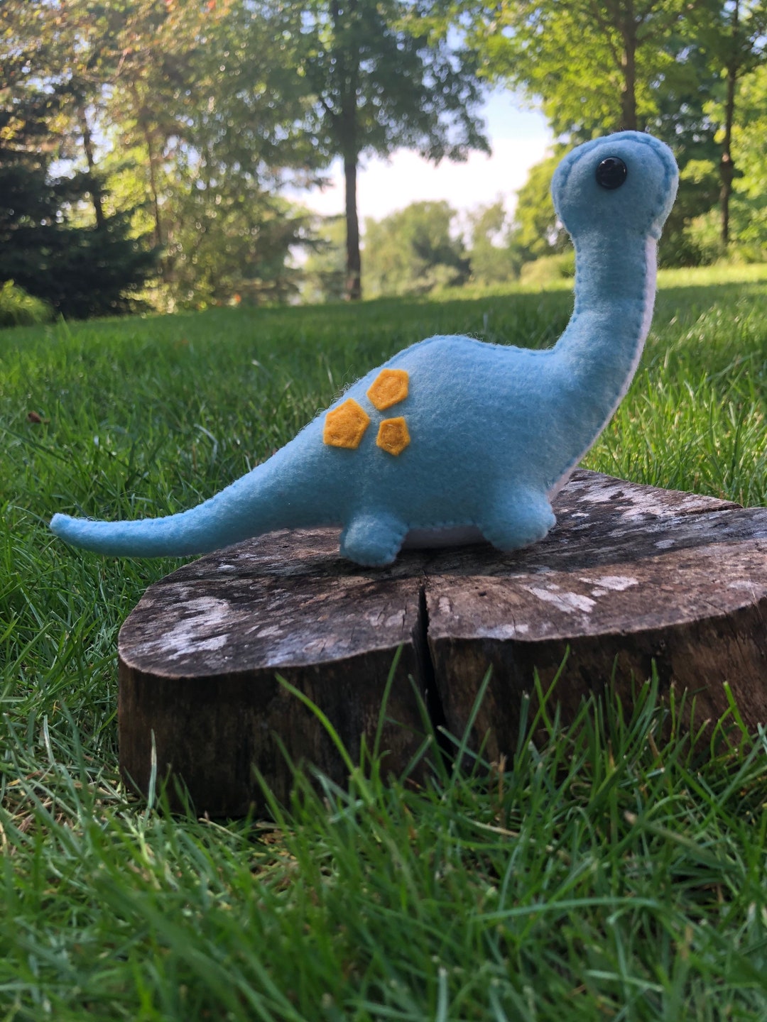 Brontosaurus Dinosaur Plush - Etsy