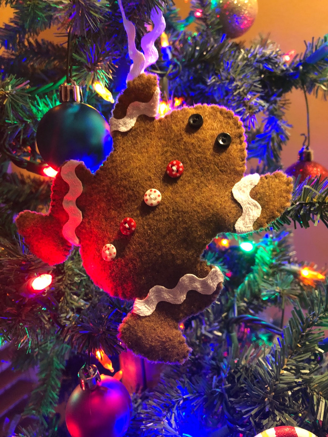 Gingerbread Frog Ornament - Etsy