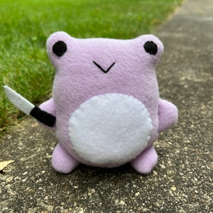 Stabby Frog Plush Stuffed Animal - Etsy