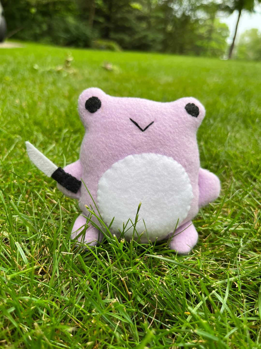 Stabby Frog Plush Stuffed Animal - Etsy