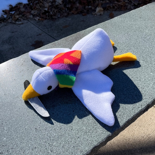 Goose With Knife Plush - Etsy