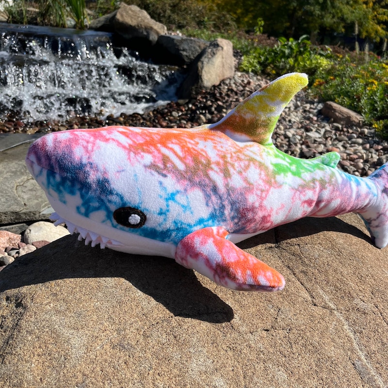 Jeff the Land Shark Plush - Etsy