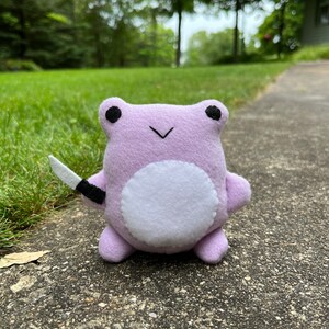 Stabby Frog Plush Stuffed Animal - Etsy