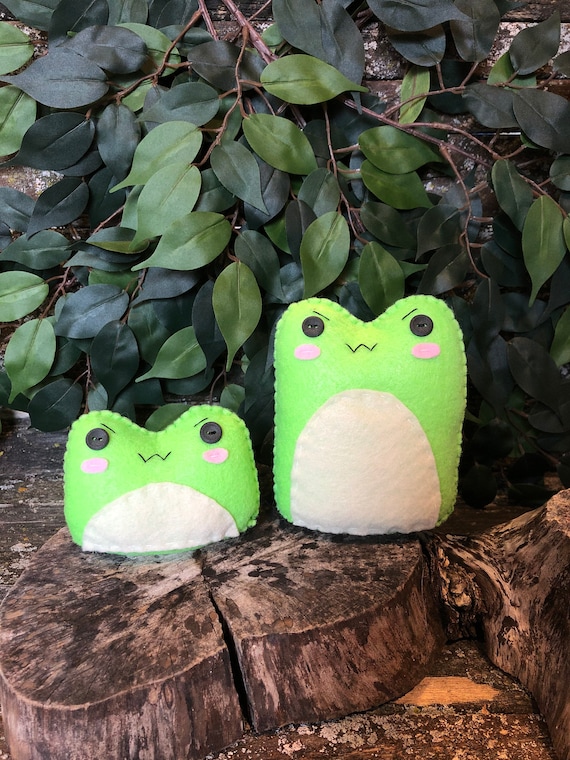 Mischief Frogs Tall and Small Felt Frog Plushies | Etsy