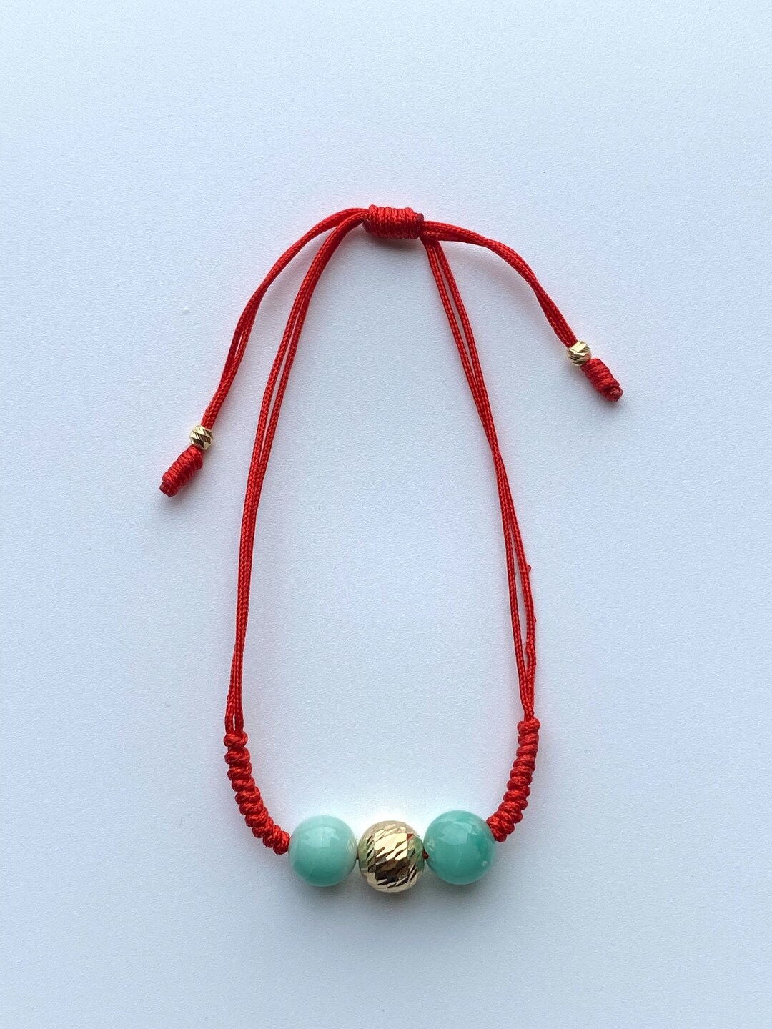 8mm Beads Emeralds & 18K Solid Yellow Gold Bead String - Etsy