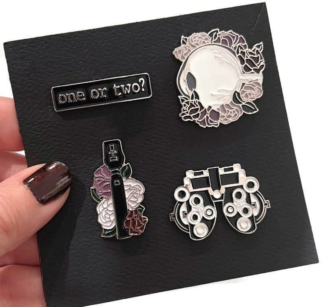 Optometry Enamel Pin Pack - Etsy