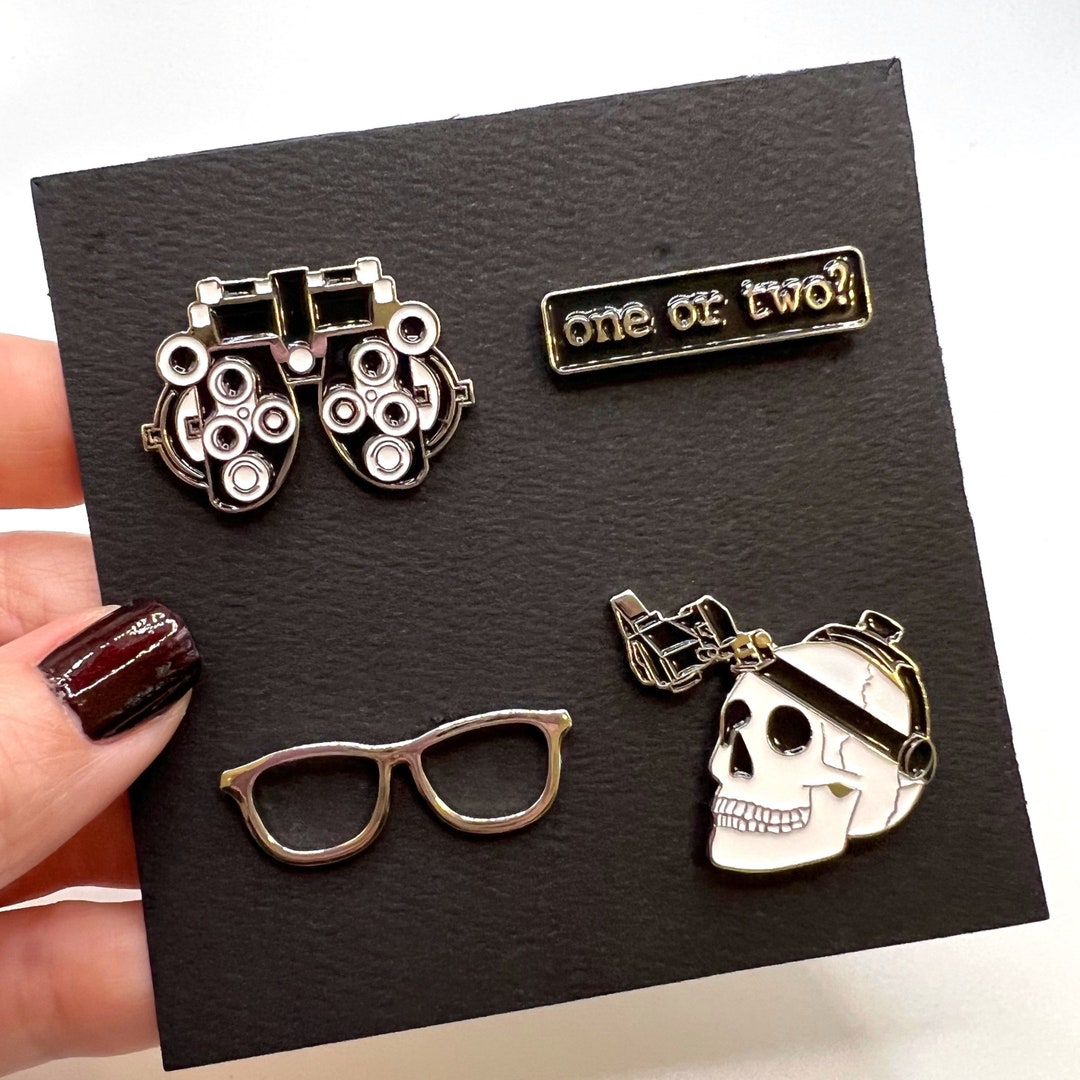 Optometry Enamel Pin Pack 2 - Etsy