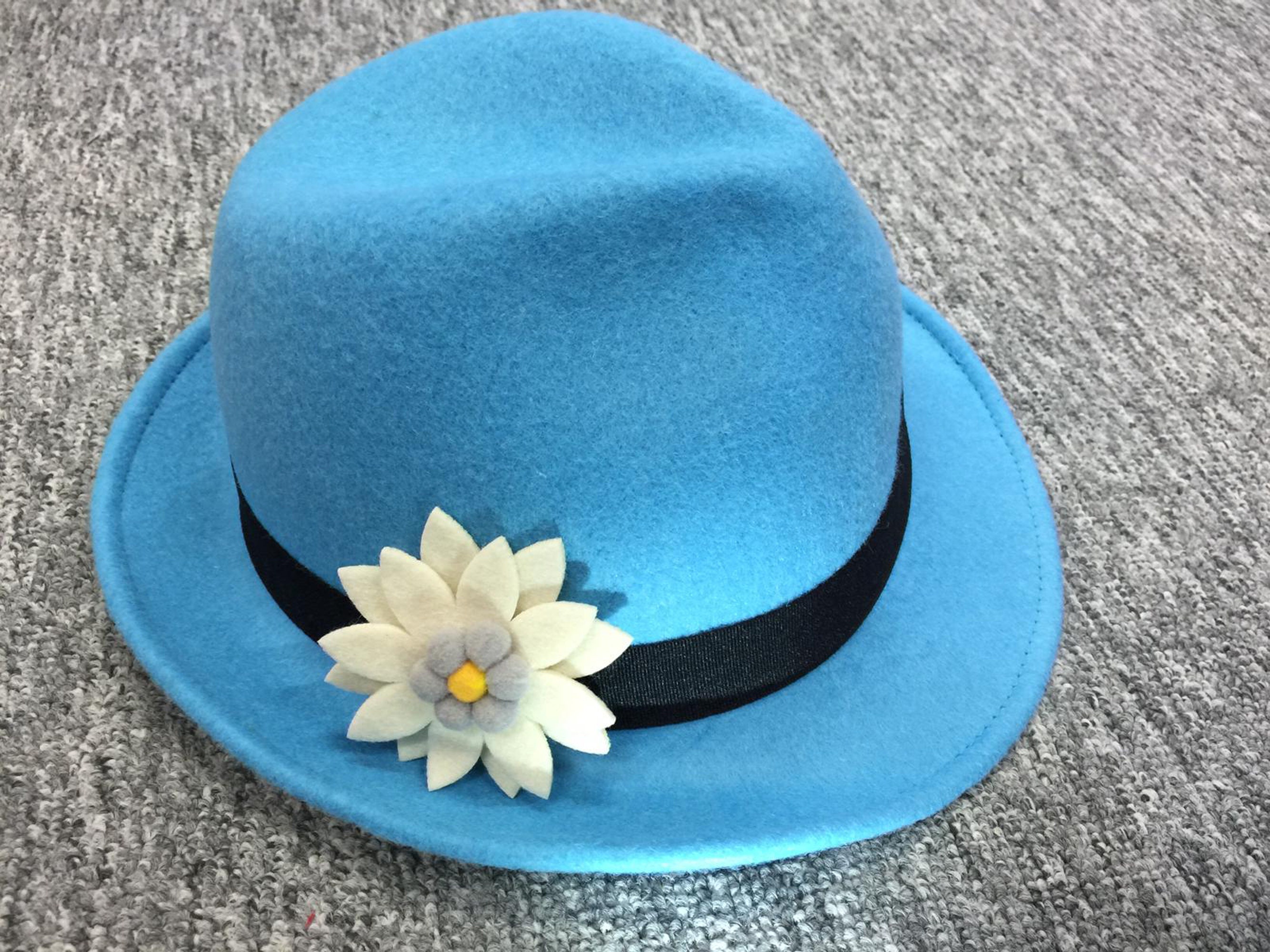 Alpen Edelweiss women's hat Austrian wool hat costumes | Etsy