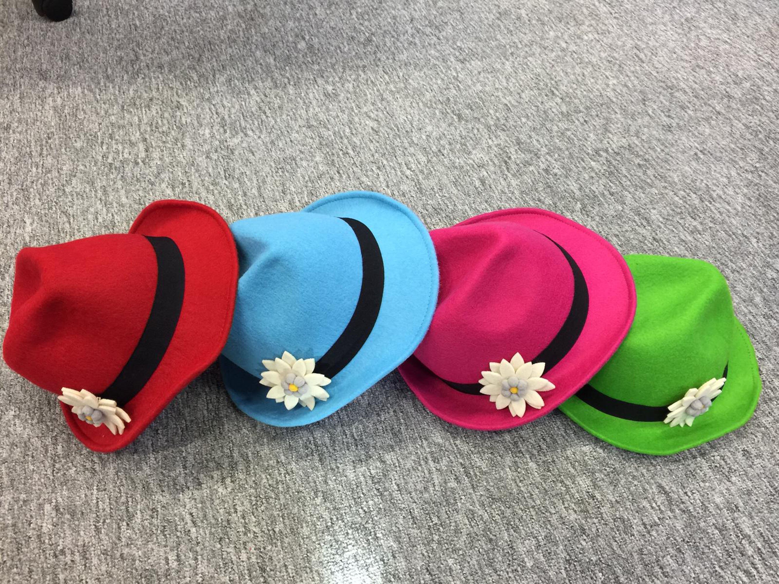 Alpen Edelweiss women's hat Austrian wool hat costumes | Etsy