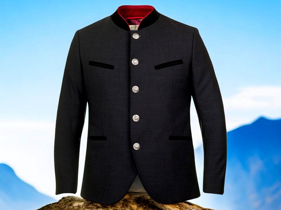 Traditional Jacket in Dark Grey, Exclusive Collection/authentic ...