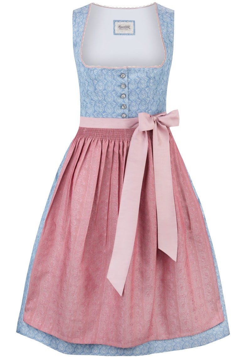 Dirndl Dress Dirndl Zora Light Blue Traditional Dress for - Etsy