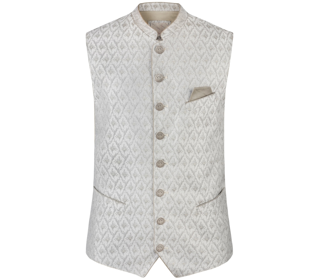Traditional Taupe Vest for the Oktoberfest or Folk Festival in Bavaria ...