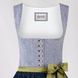 Women's Dirndl, Dark Blue Dirndl Dress Traditional Dress for the ...