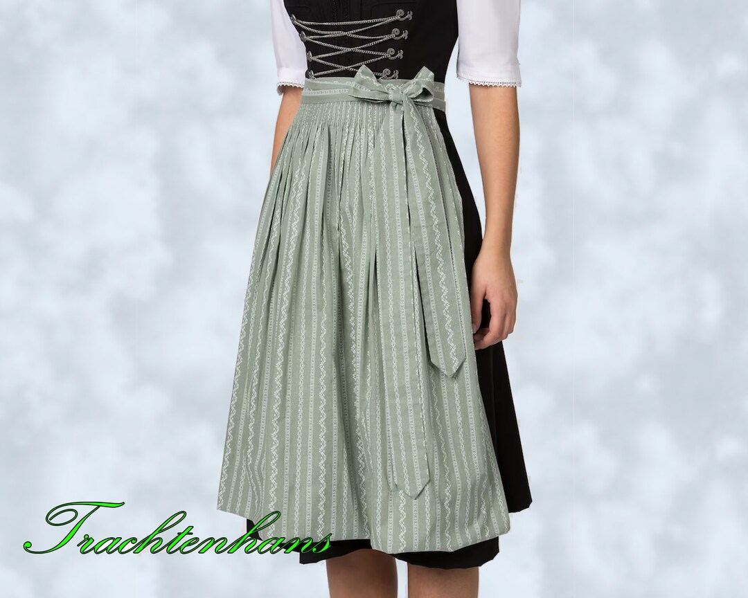 Apron Sage 70 Cm for the Dirndl Dirndl Dress Traditional Dress for the ...