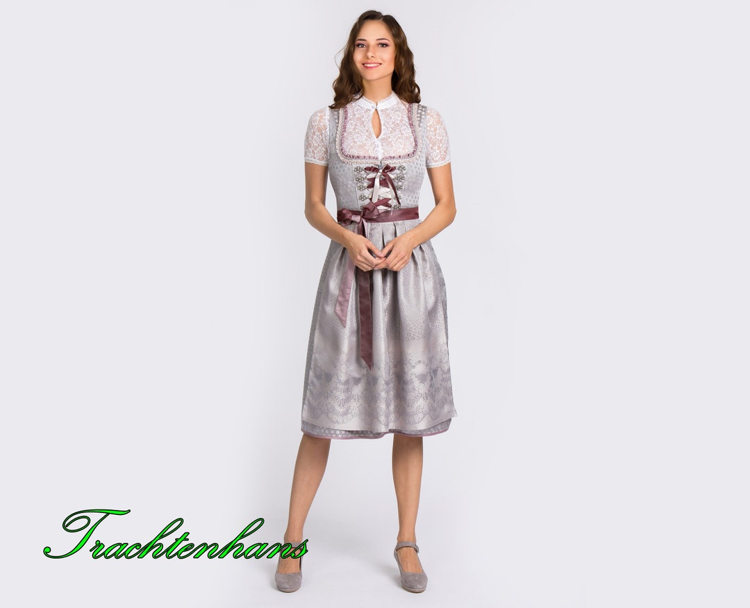 Exquisite Dirndl "joy" Silver / Authentic Cultural Quality Clothing ...